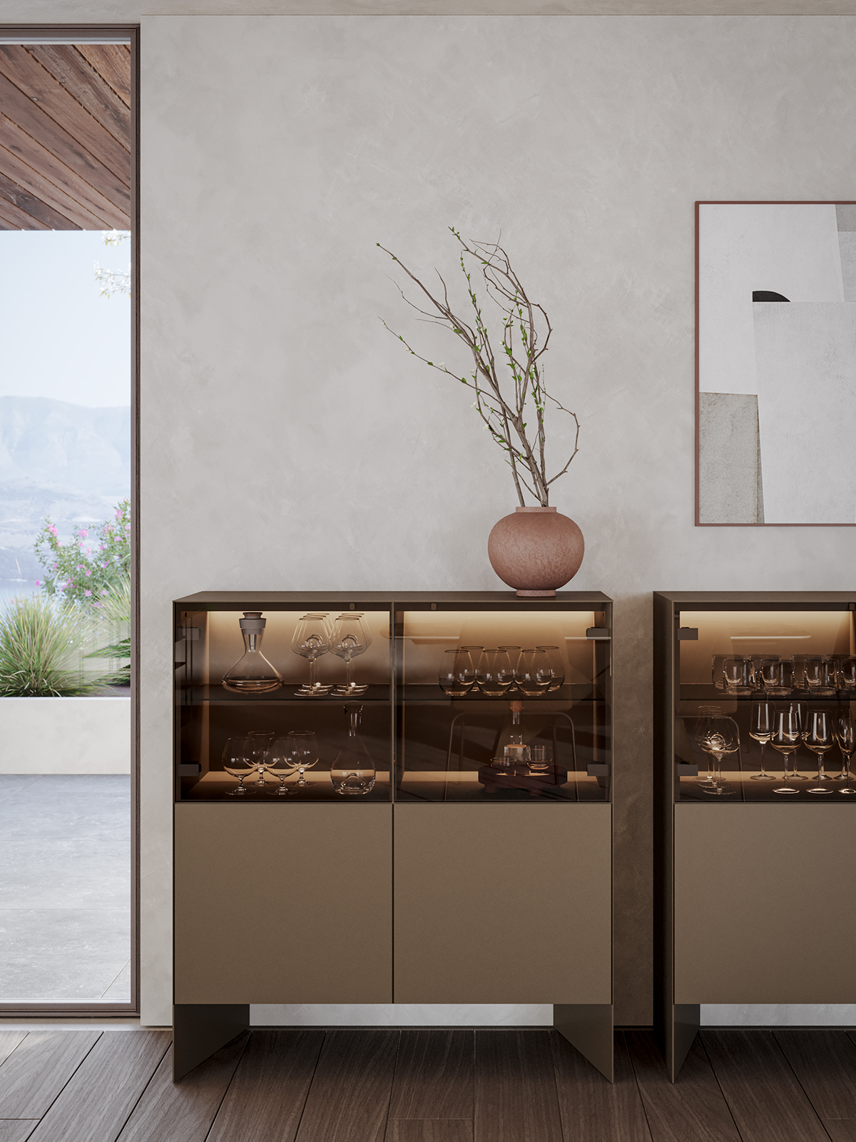 Modern Design Highboard | Model 'Nemesi' | Ronda Design